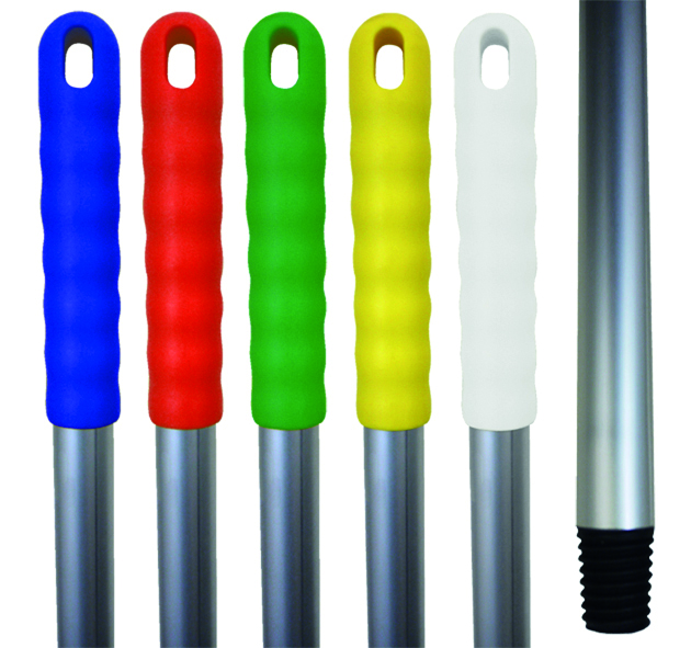 Aluminium Colour Coded Mop Handle – Yellow – Commercial Sustainable Eco ...